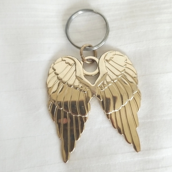 Accessories | Gold Angel Wings Keychain | Poshmark